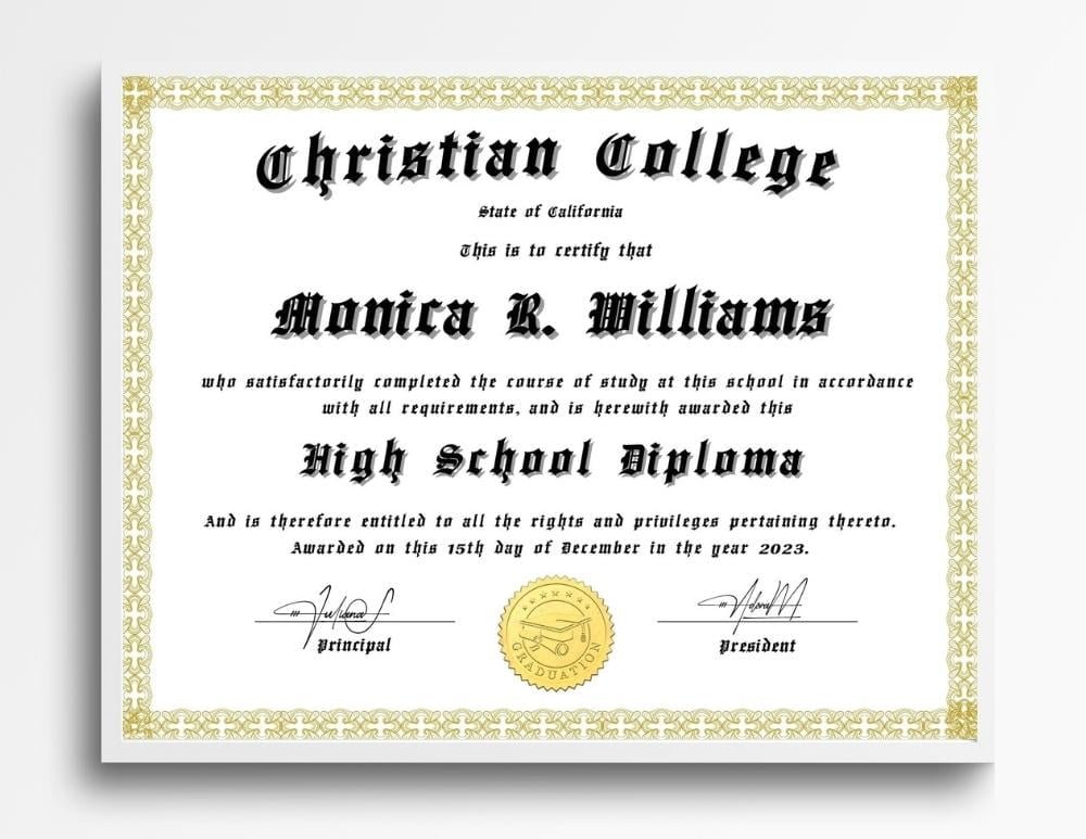 Printable Degree Certificates Templates | DigiTemplateStudio