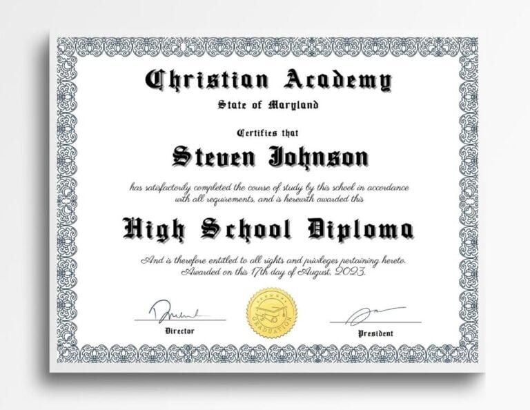College diploma template | DigiTemplateStudio