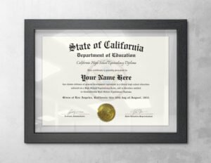 GED Diploma Certificate | Online Diploma Maker