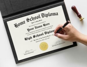 HomeSchool Diploma Template | Available instantly after purchase!