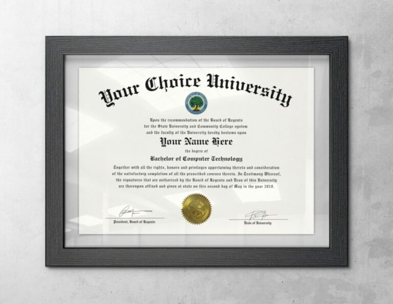 University Diploma Template | Create Your Own Diploma Now