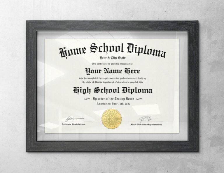 HomeSchool Diploma Template | Available instantly after purchase!