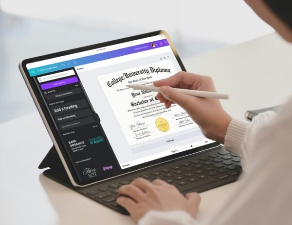 University Diploma Template | Custom Diploma Certificate