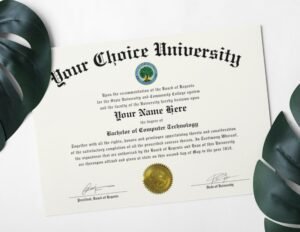 University Diploma Template | Create Your Own Diploma Now