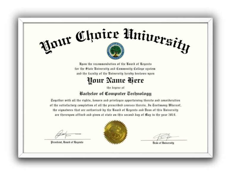 University Diploma Template | Create Your Own Diploma Now