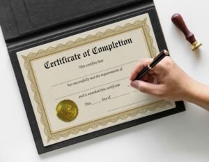 Certificate of Completion Template | Download and print instantly!