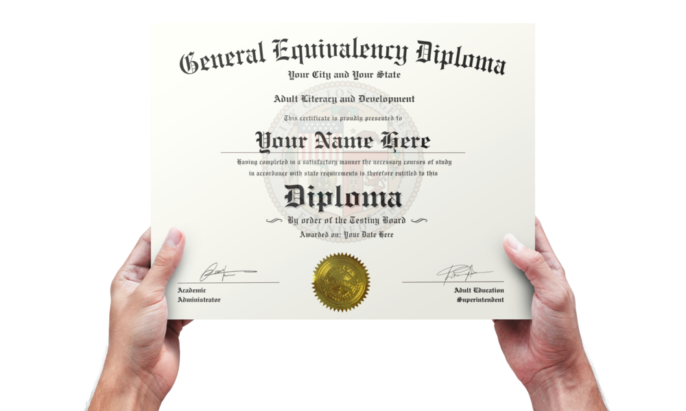 Los Angeles GED Diploma Template | Instant Download