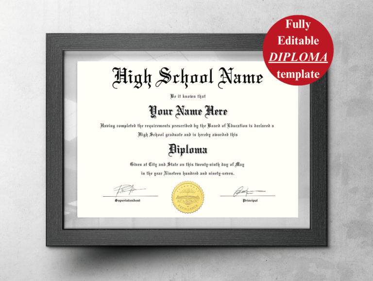 Get HS diploma online | Instant Download